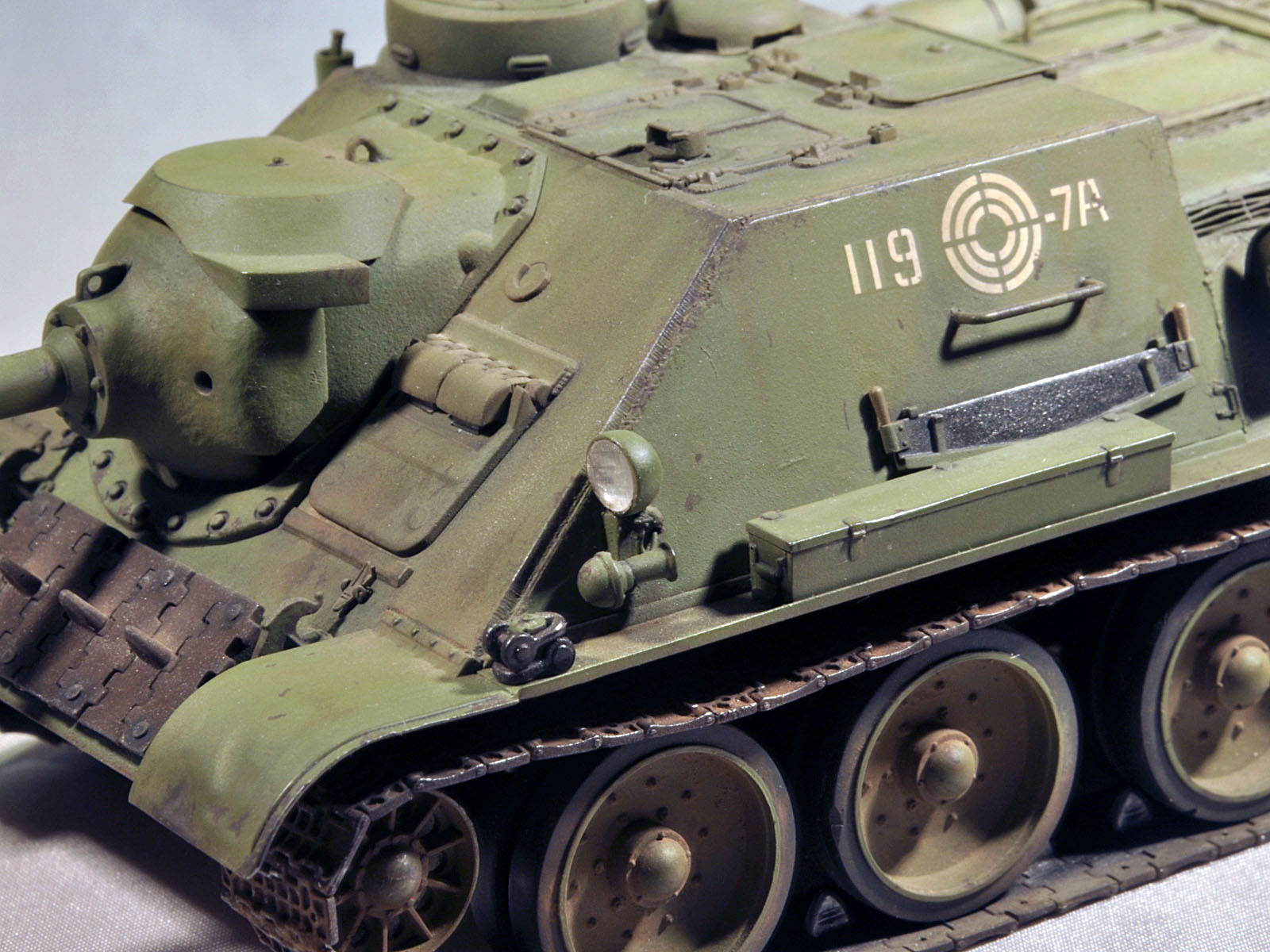 СУ-85м — Каропка.ру — стендовые модели, военная миниатюра