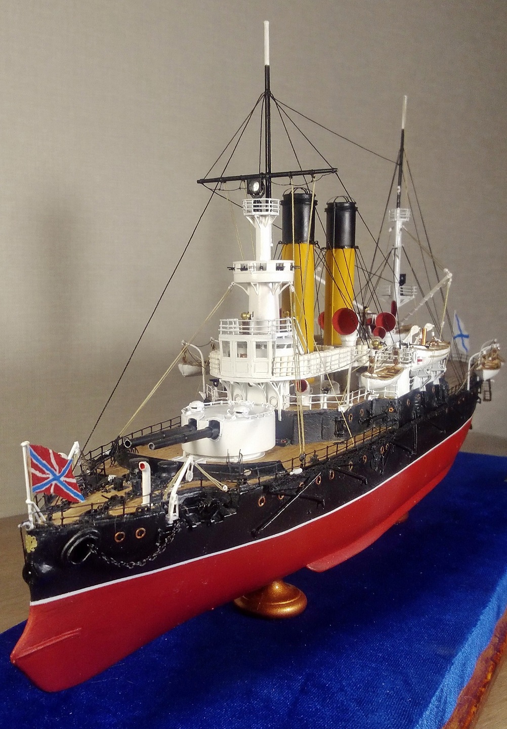 Броненосец береговой обороны "Адмирал Ушаков" — Каропка.ру — стендовые ...