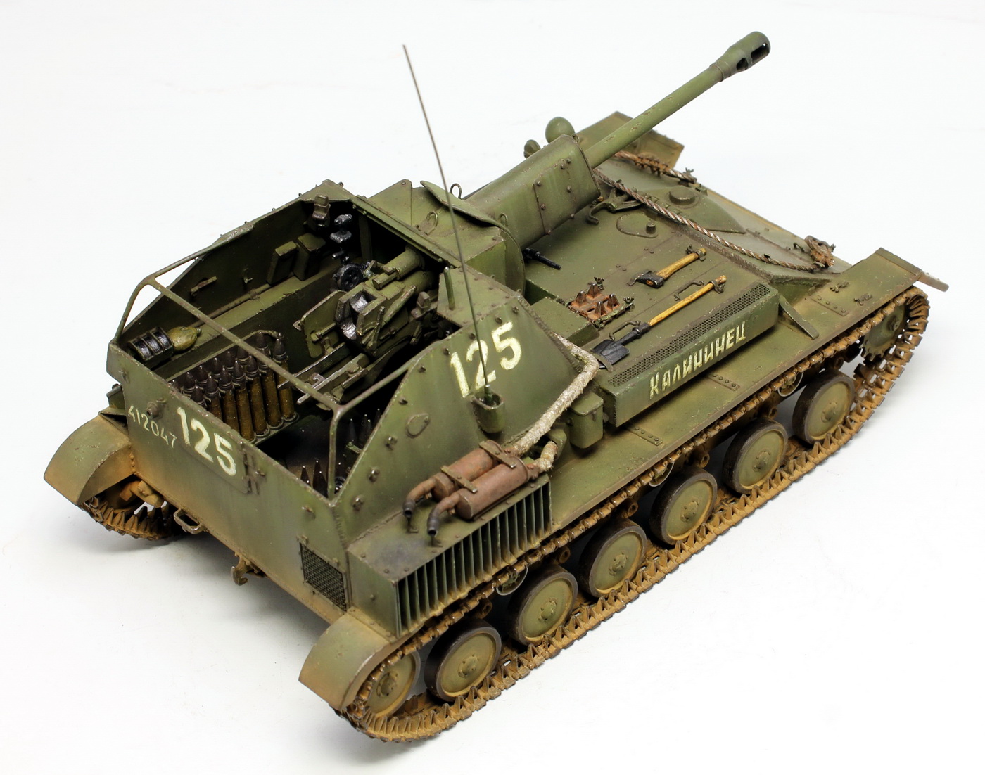 СУ-76М — Каропка.ру — стендовые модели, военная миниатюра