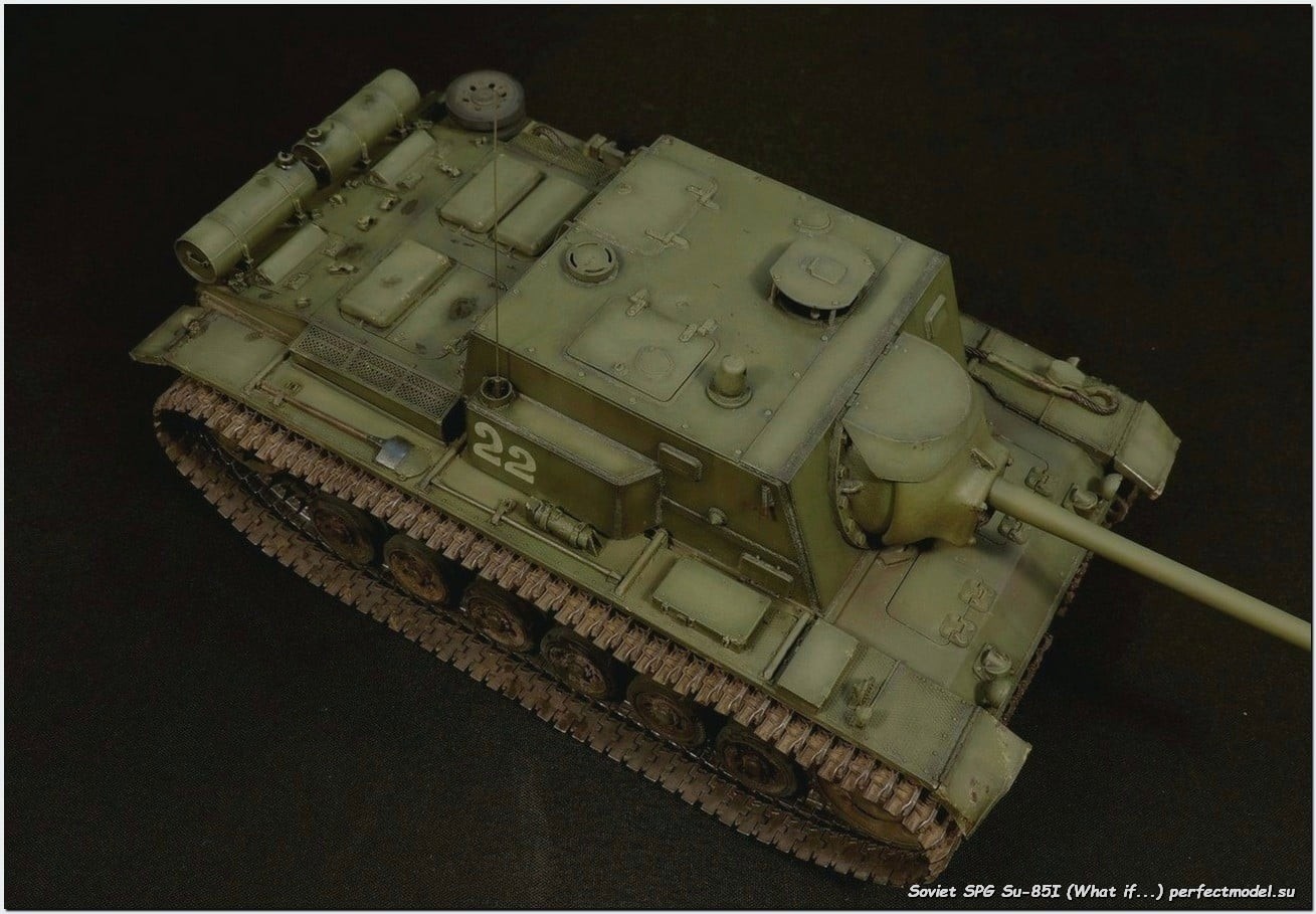 СУ-85И — Каропка.ру — стендовые модели, военная миниатюра