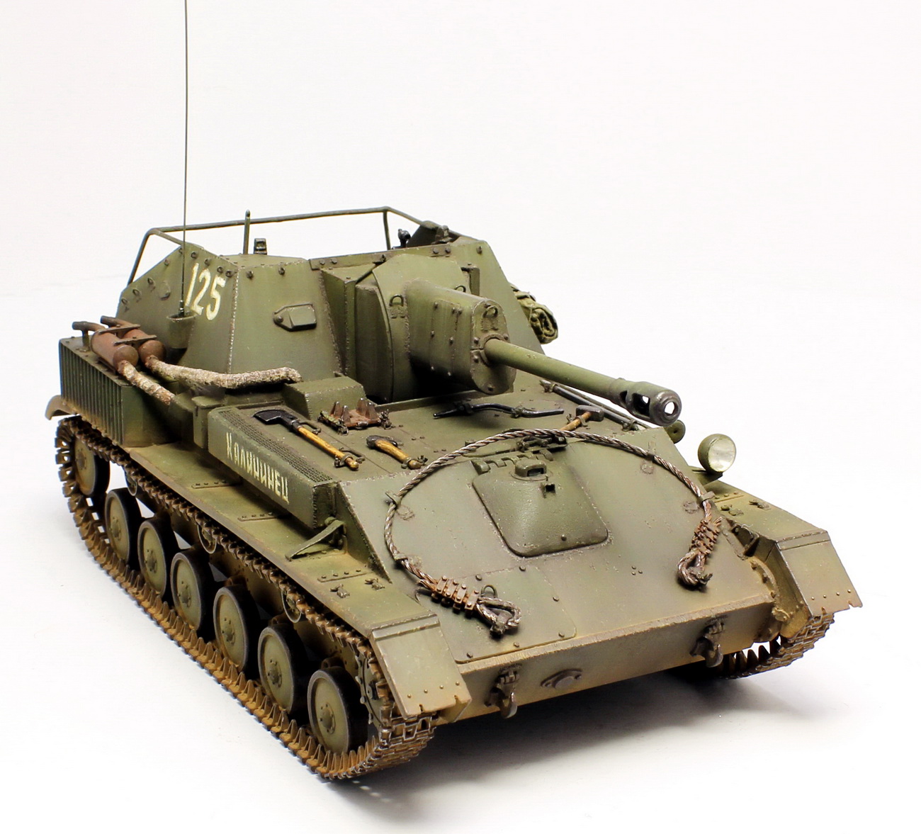 СУ-76М — Каропка.ру — стендовые модели, военная миниатюра