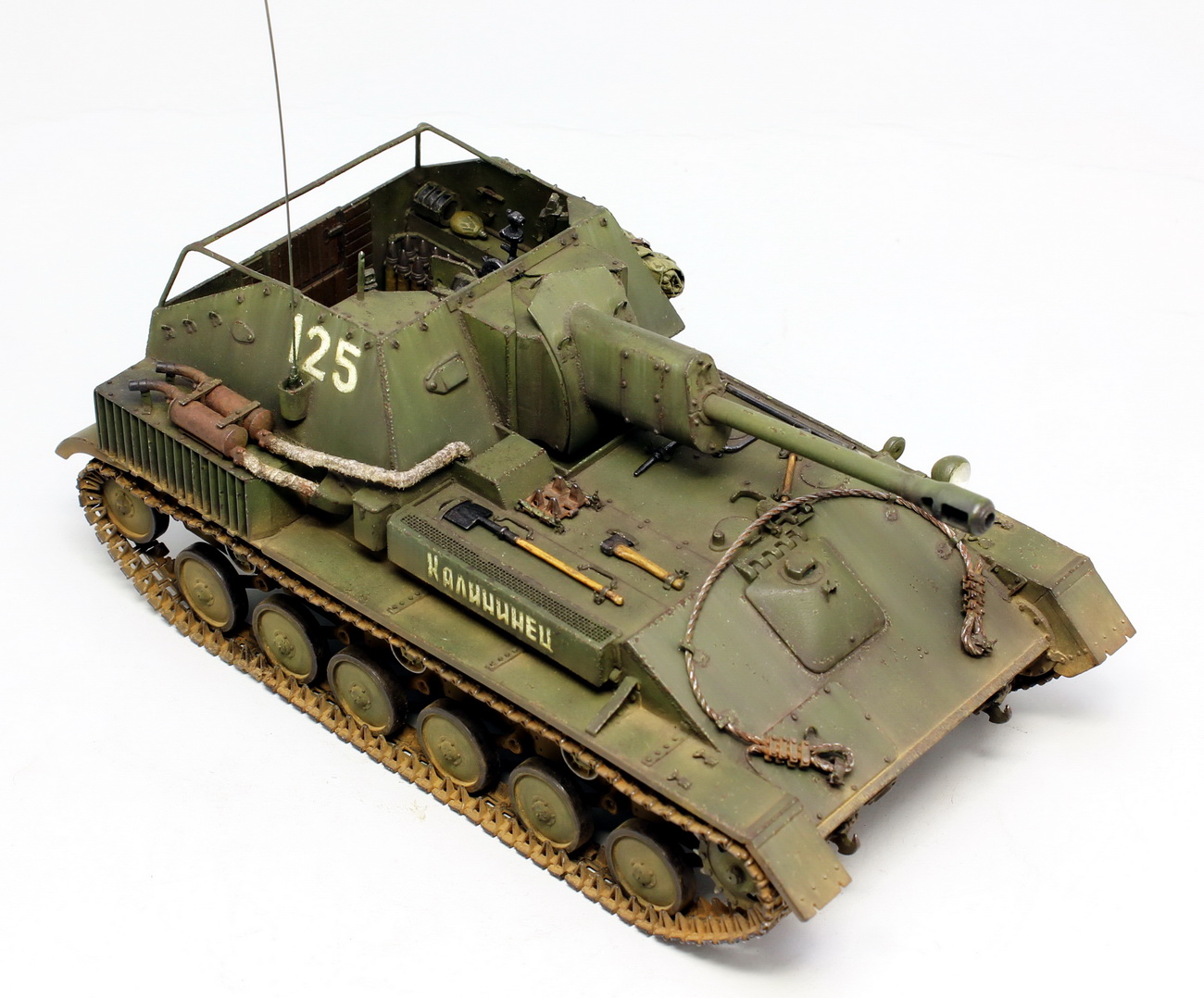 СУ-76М — Каропка.ру — стендовые модели, военная миниатюра