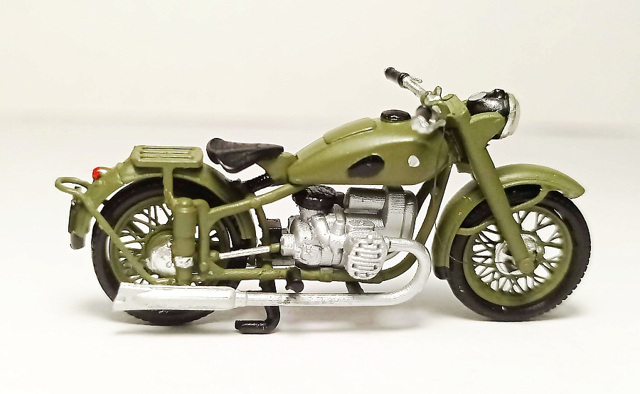 Мотоцикл М72 (хаки) и велосипед Дукс 1/43 — Каропка.ру — стендовые ...